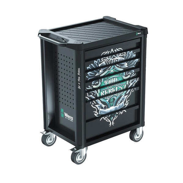 Wera Tool Rebel 7 Drawer Roller Cabinet and 78 Piece Tool Kit – TCES Offers